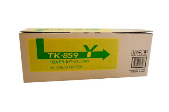 Edunet eShop. Kyocera TK-859Y Original Laser Toner Cartridge - Yellow Pack
